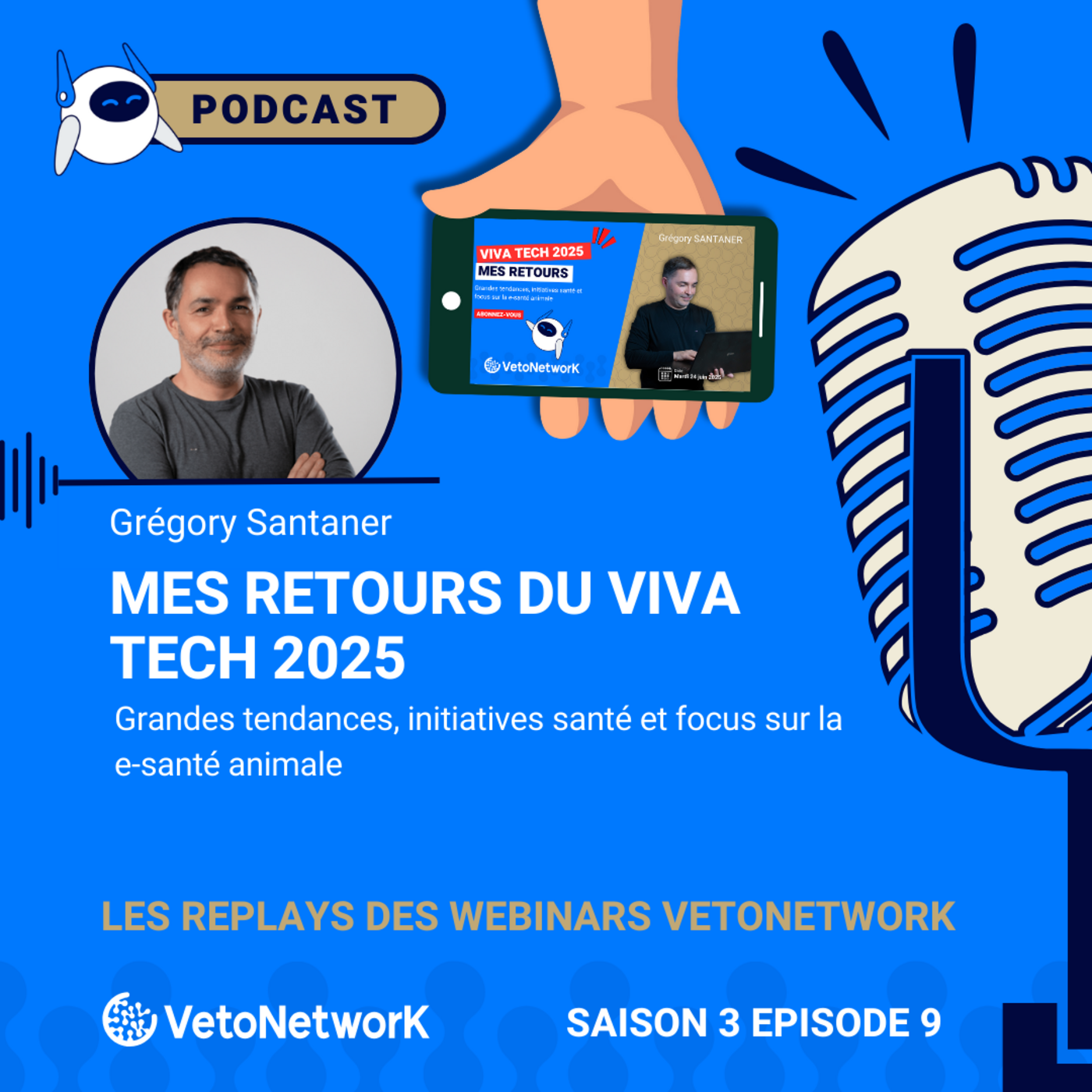 🤖🩺 Découvrez les nouveautés e-santé : mes retours de Viva Tech 2025 👀 • Podcast • 🎥 Les webinars ...