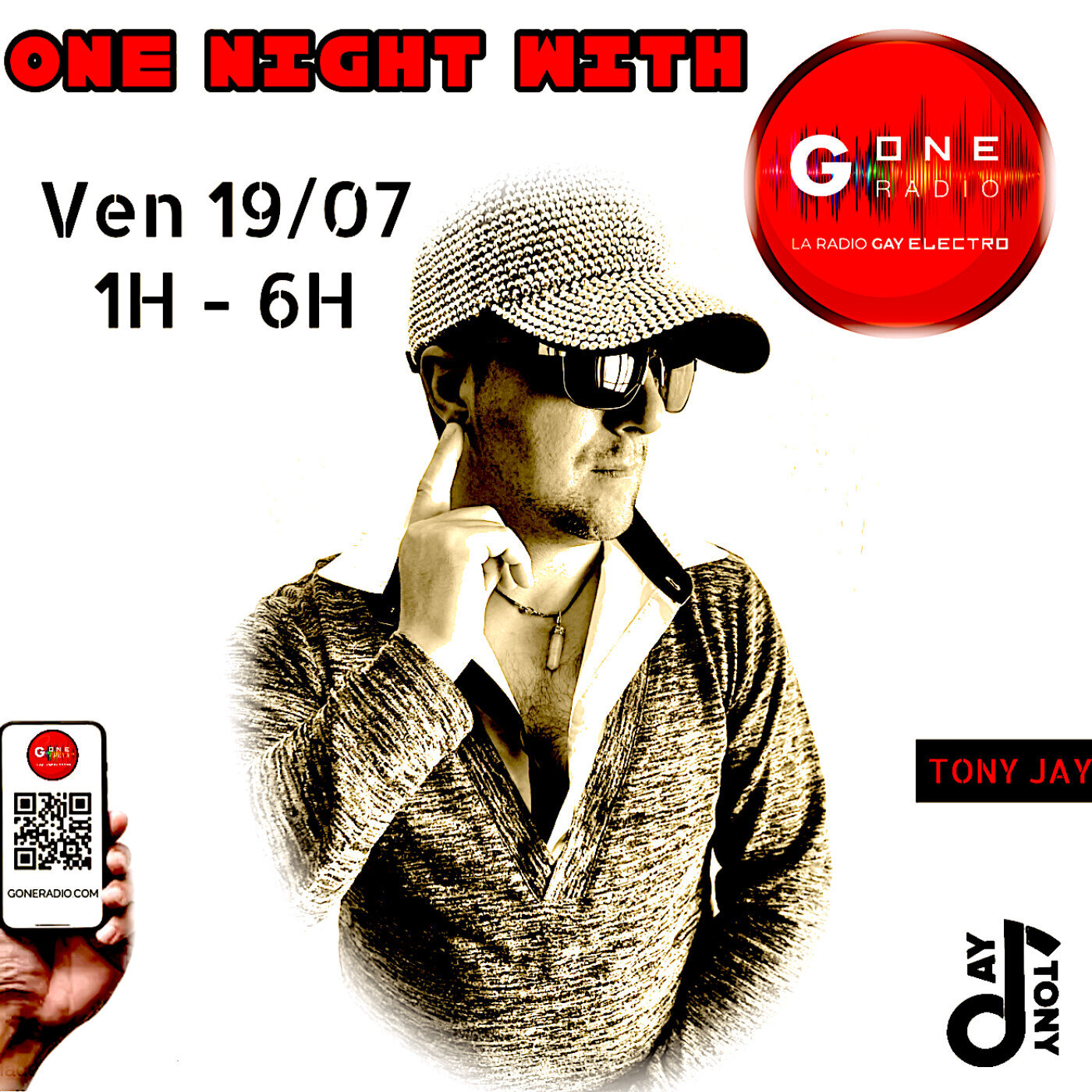#1 One Night with TONY JAY • Podcast • Tony Jay • DHECTAR